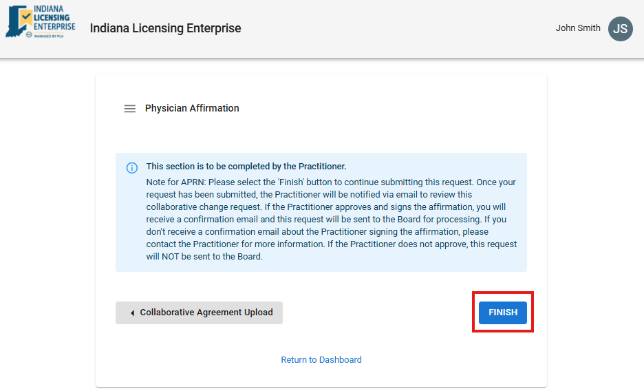 PLA: PLA Online Services: Change Collaborator Guide